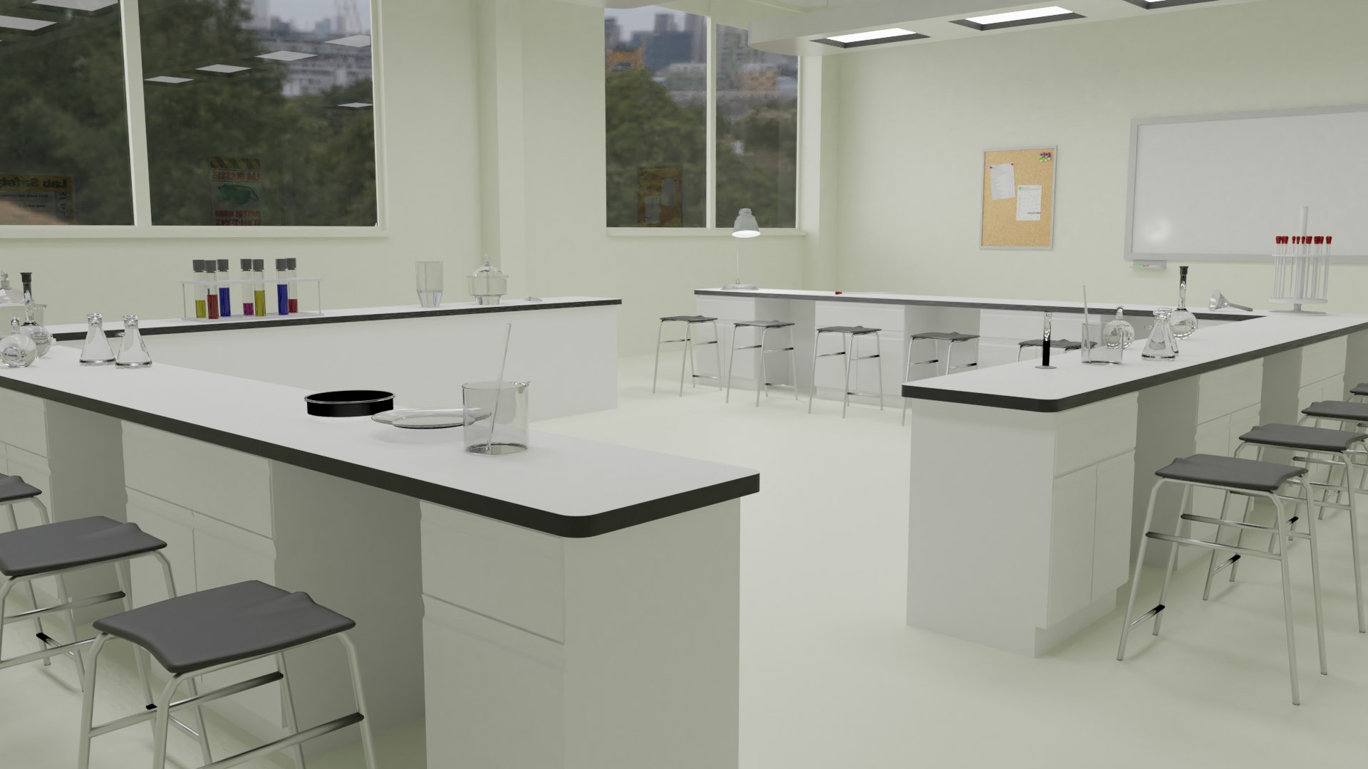 3D Lab Laboratory Equipment - TurboSquid 1569379