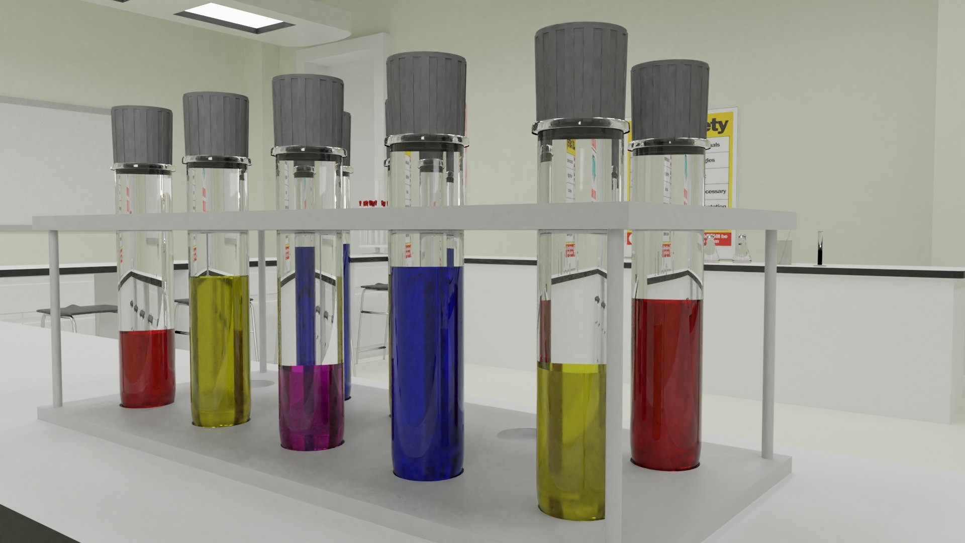 3D Lab Laboratory Equipment - TurboSquid 1569379