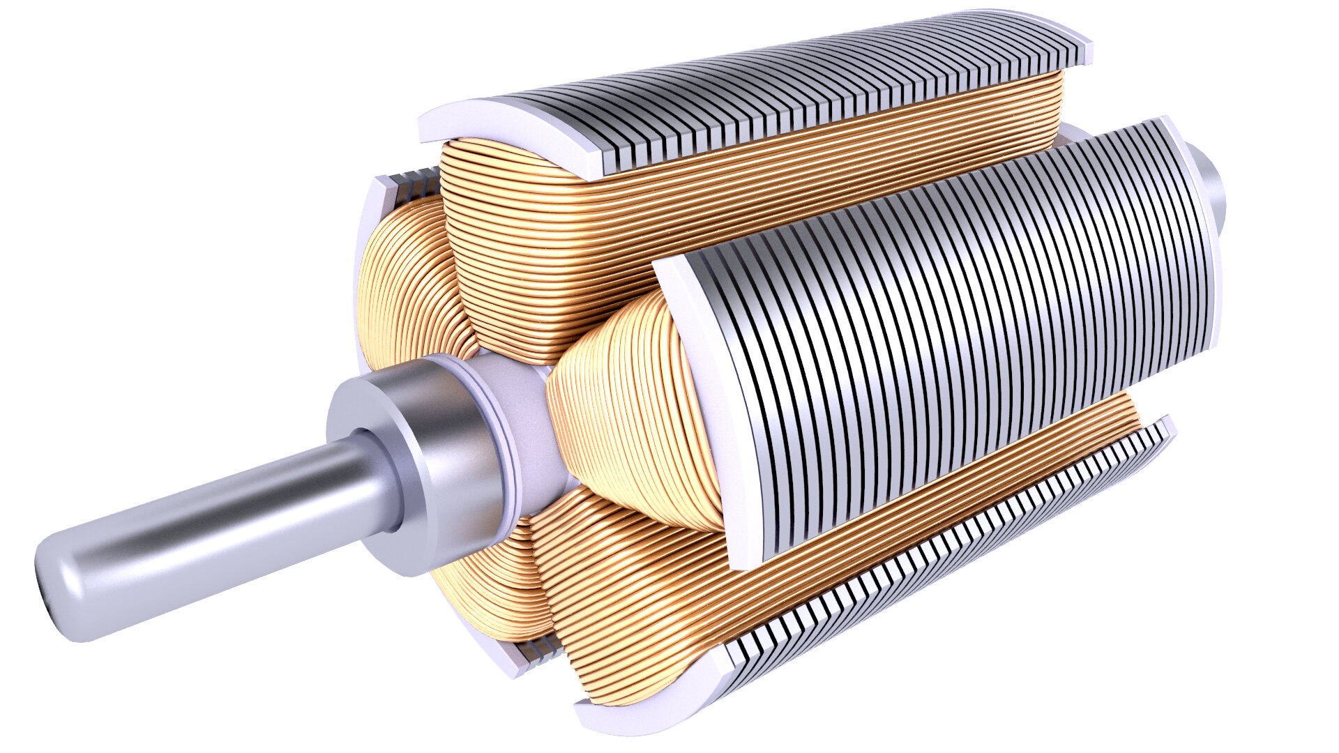 5 Pole Electric Motor Rotor 59 3D Model - TurboSquid 2257507