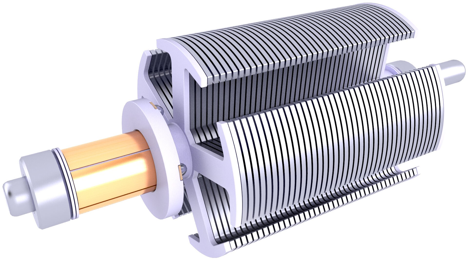 5 Pole Electric Motor Rotor 59 3D Model - TurboSquid 2257507