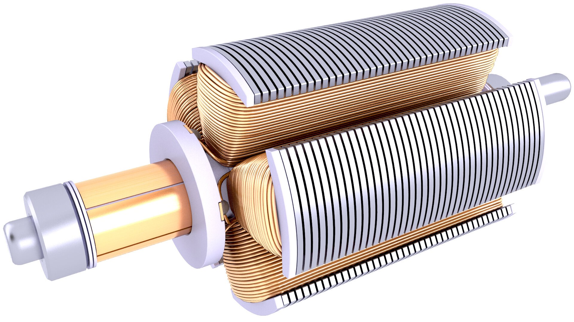 5 Pole Electric Motor Rotor 59 3D Model - TurboSquid 2257507