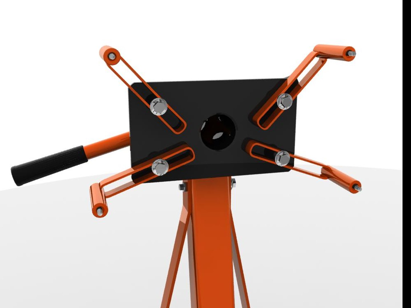 engine stand hd 3d model