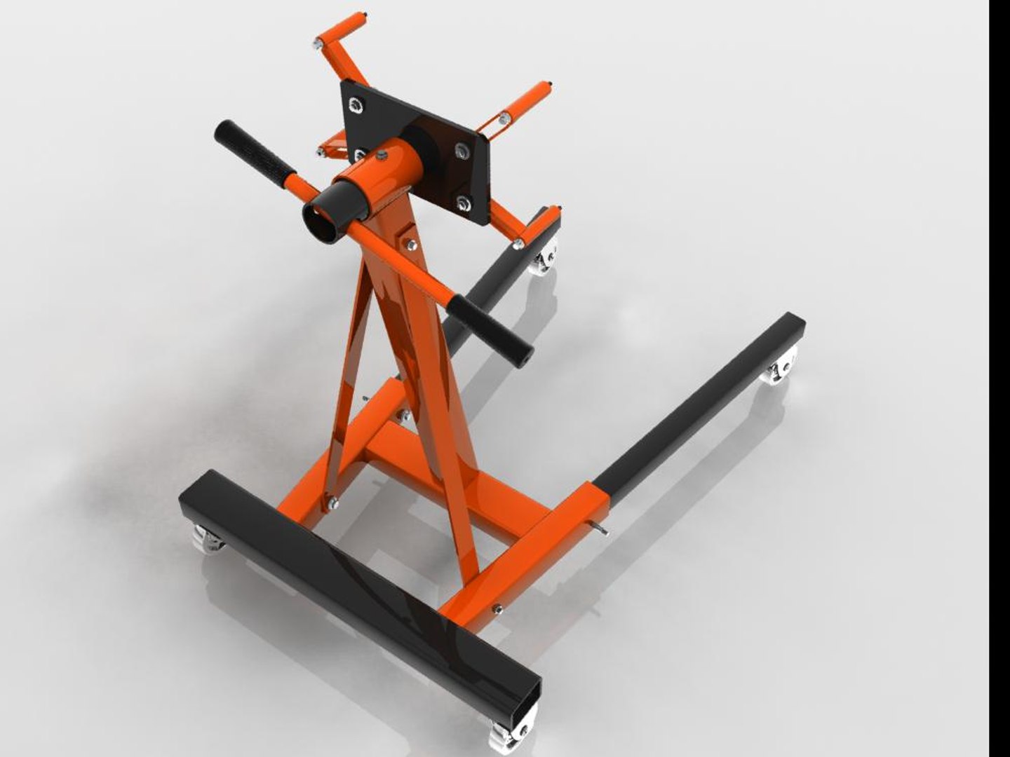 engine stand hd 3d model