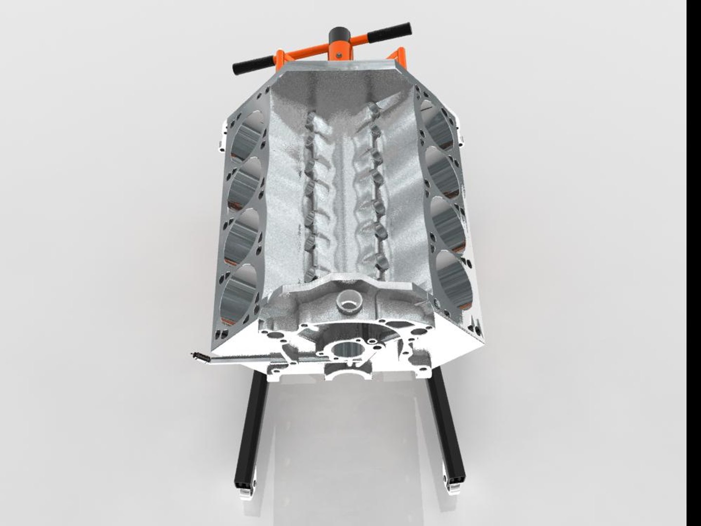 engine stand hd 3d model