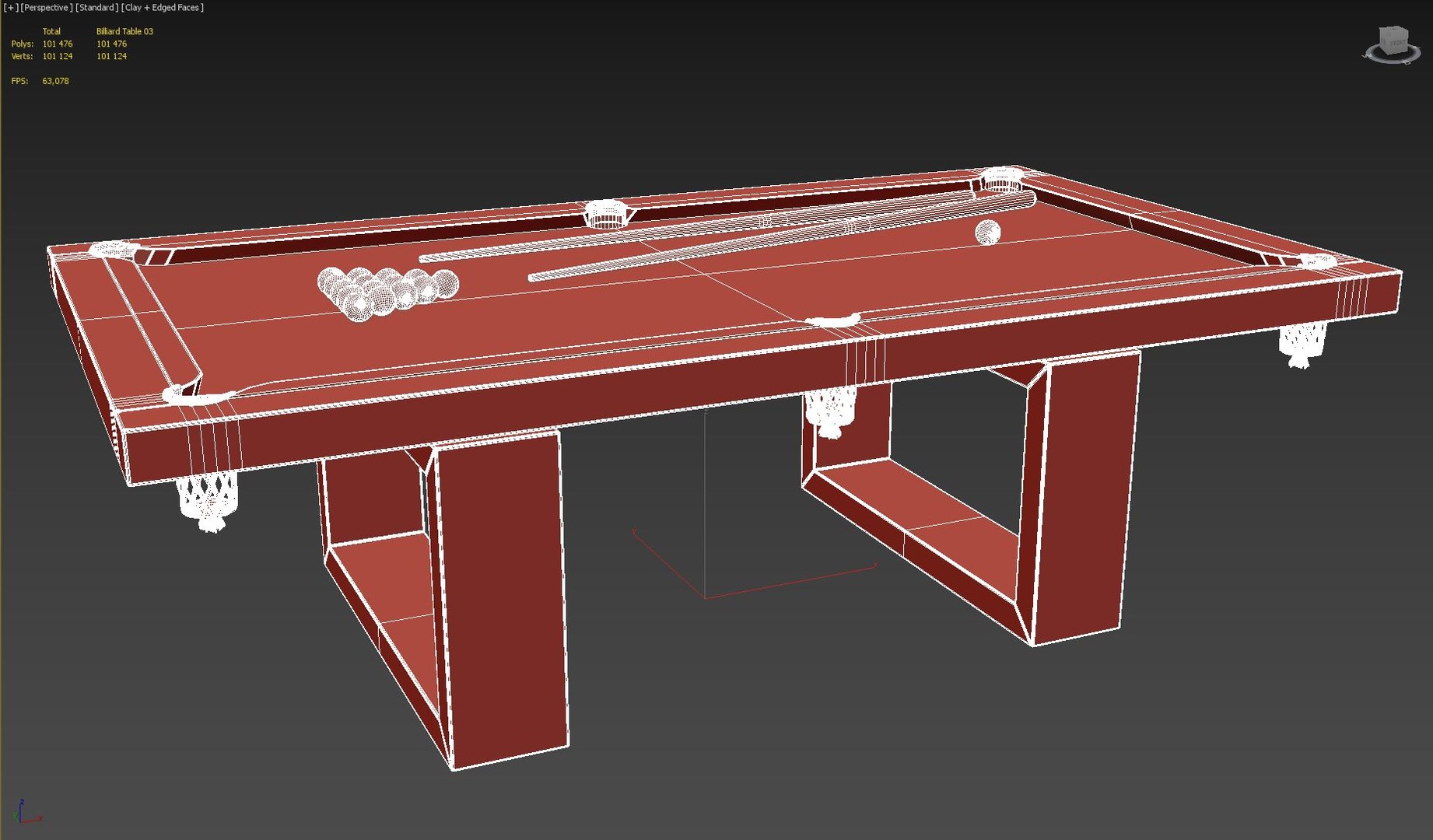 Billiard Table 03 Model - TurboSquid 1647798