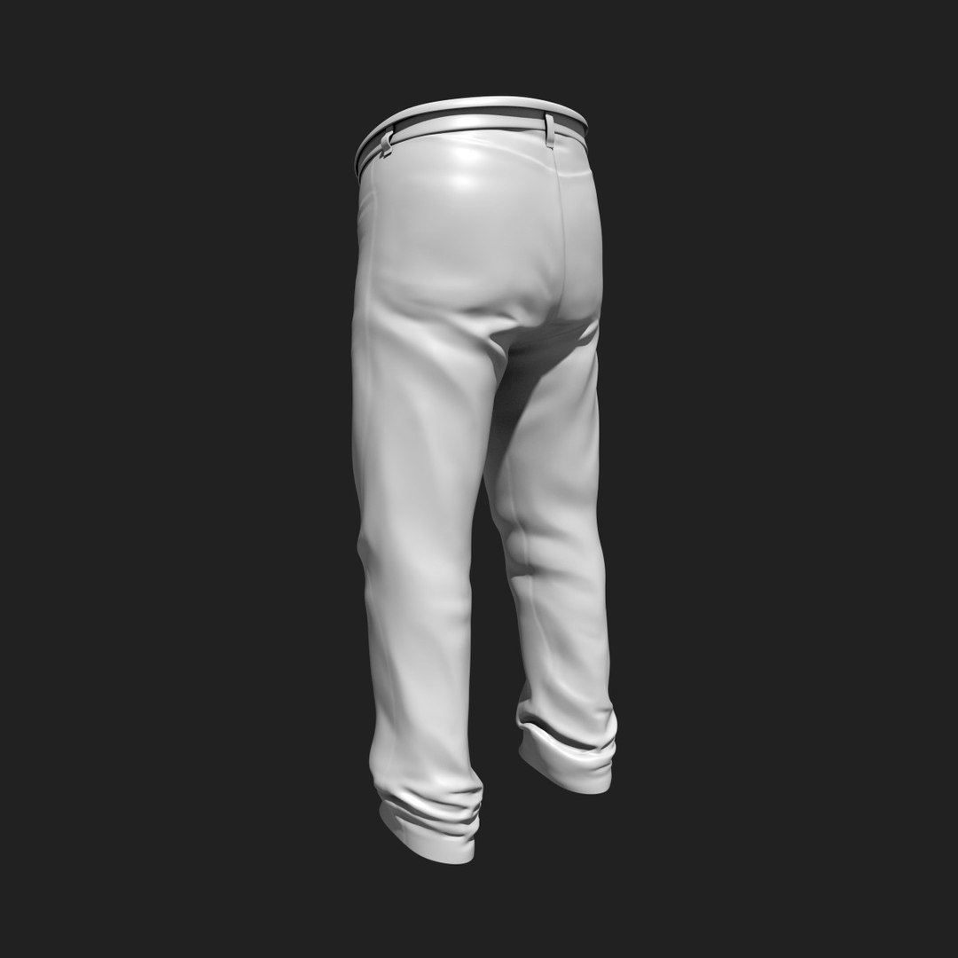 3d Model Of Pants Belt