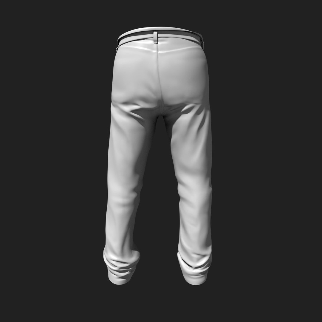 3d Model Of Pants Belt
