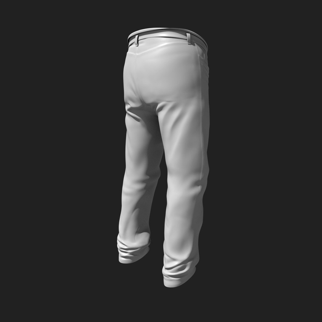3d Model Of Pants Belt