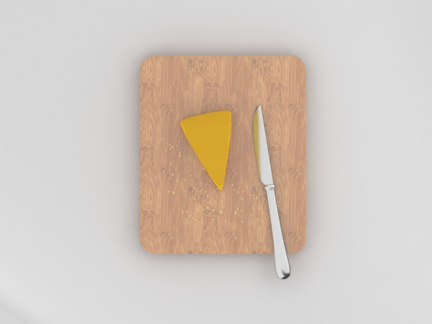 Cutted Cheese 3d Model