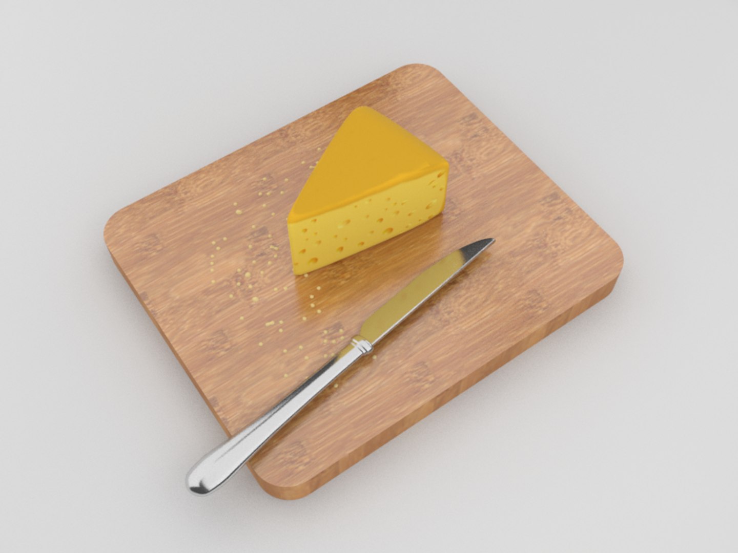 Cutted Cheese 3d Model