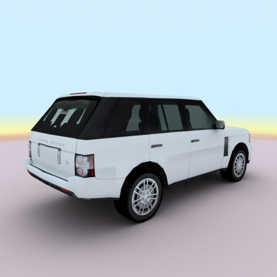 3d 2010 Land Rover Range