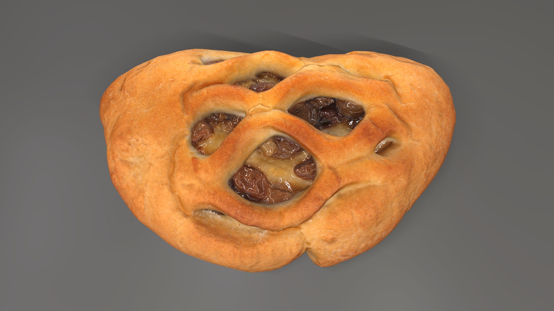 Bun with Raisins 3D model - TurboSquid 1828726