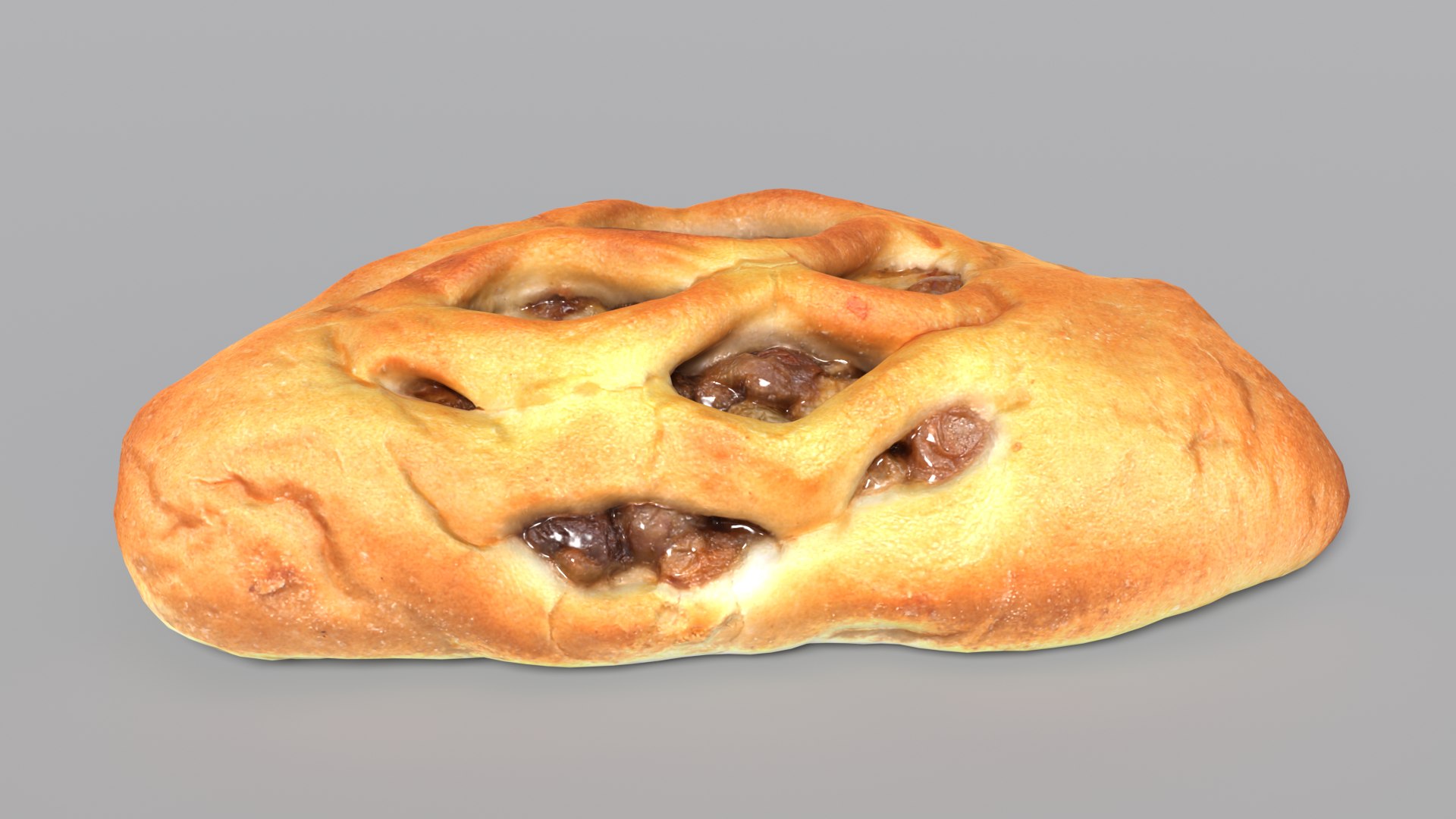 Bun with Raisins 3D model - TurboSquid 1828726