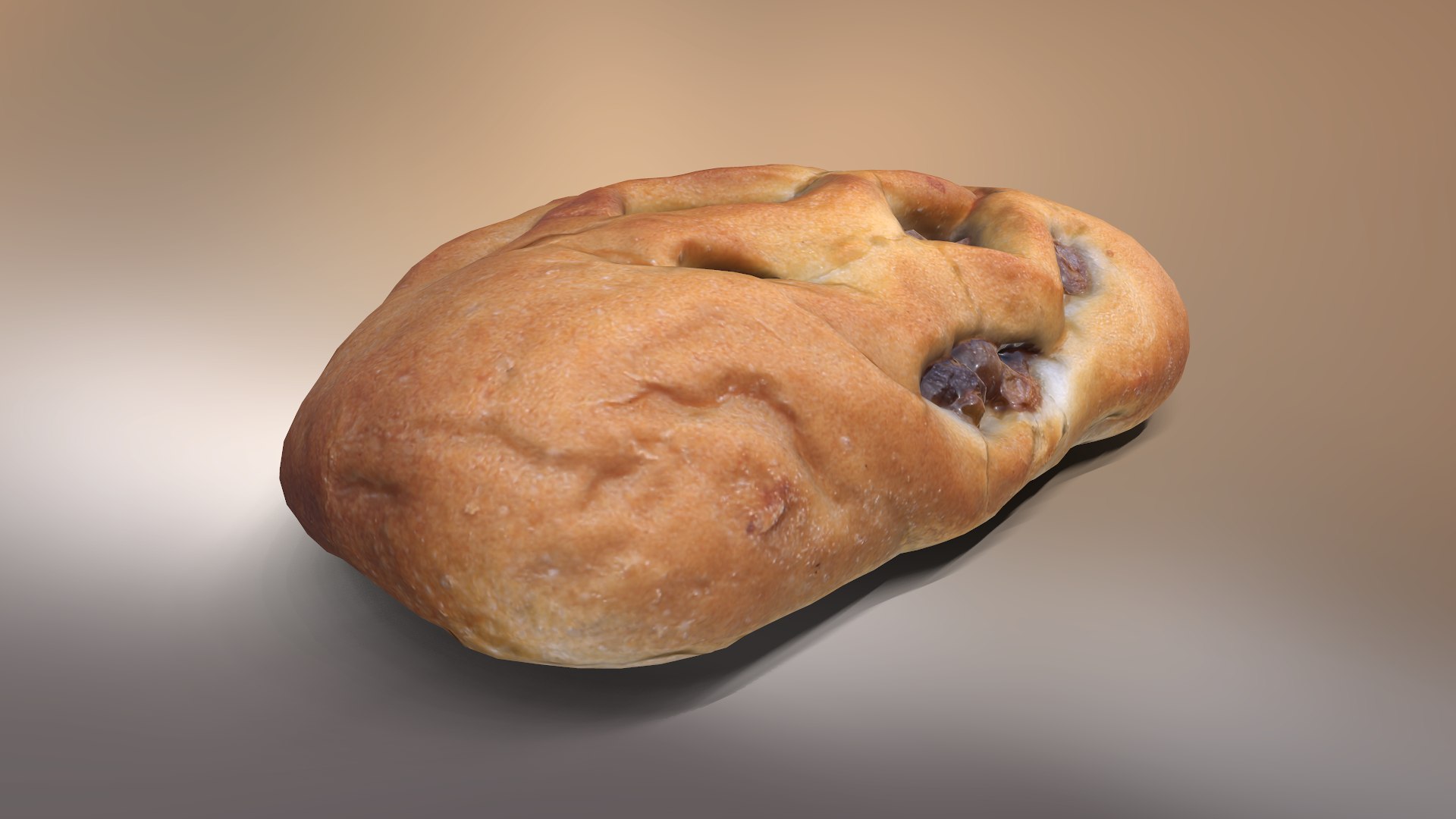Bun with Raisins 3D model - TurboSquid 1828726