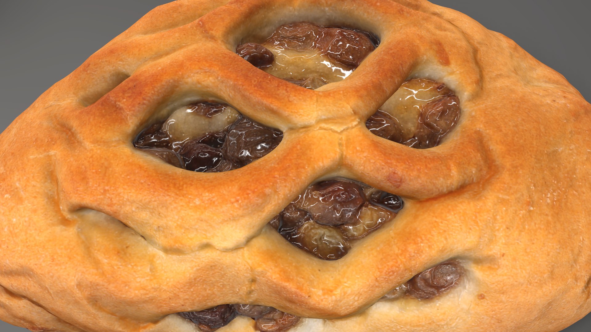 Bun with Raisins 3D model - TurboSquid 1828726