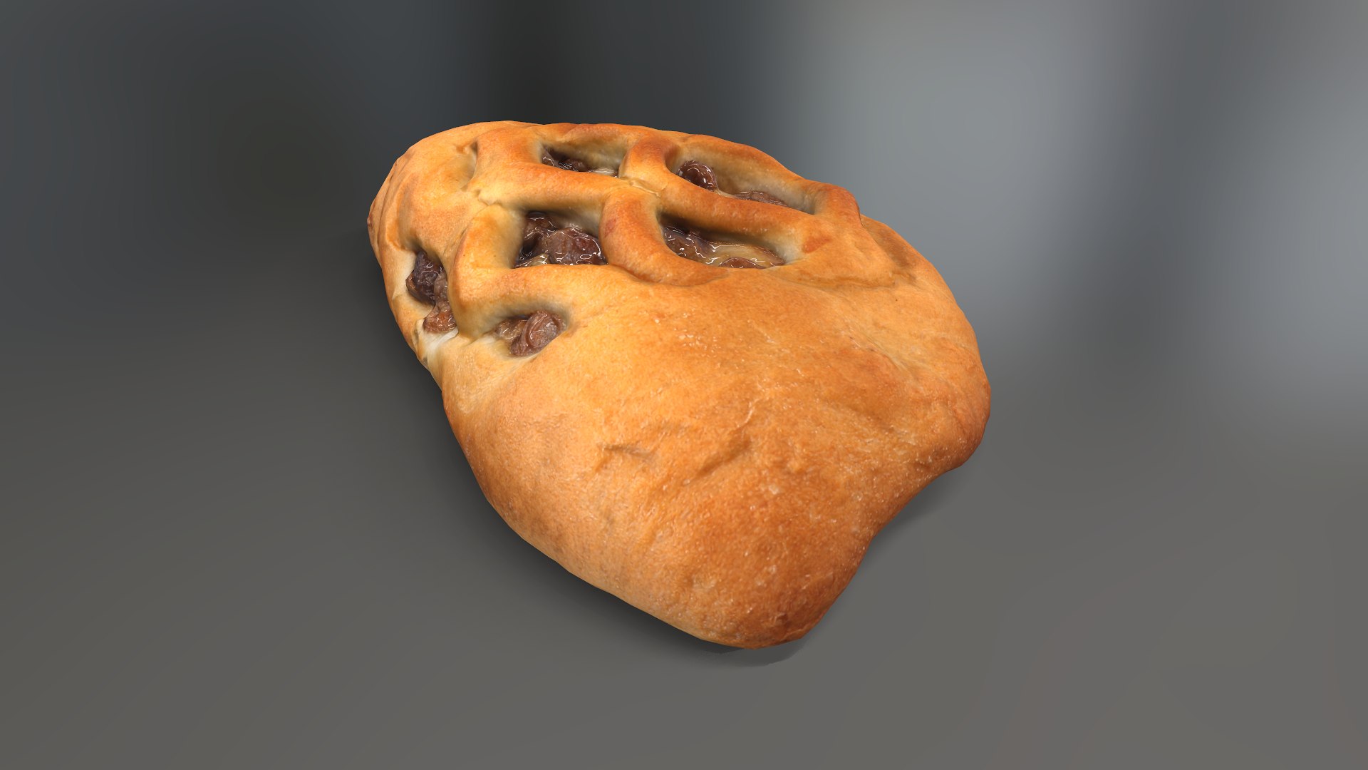 Bun with Raisins 3D model - TurboSquid 1828726