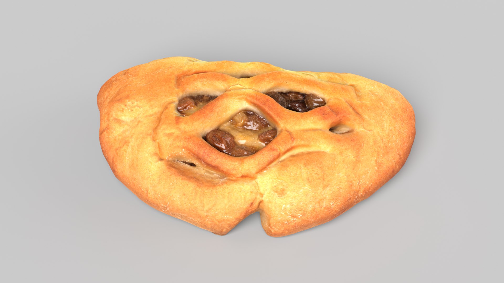 Bun with Raisins 3D model - TurboSquid 1828726