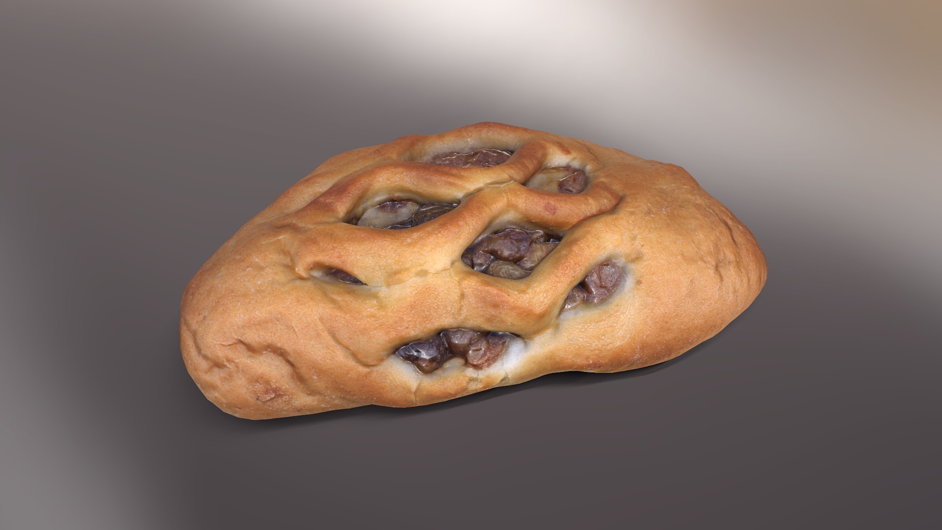 Bun with Raisins 3D model - TurboSquid 1828726