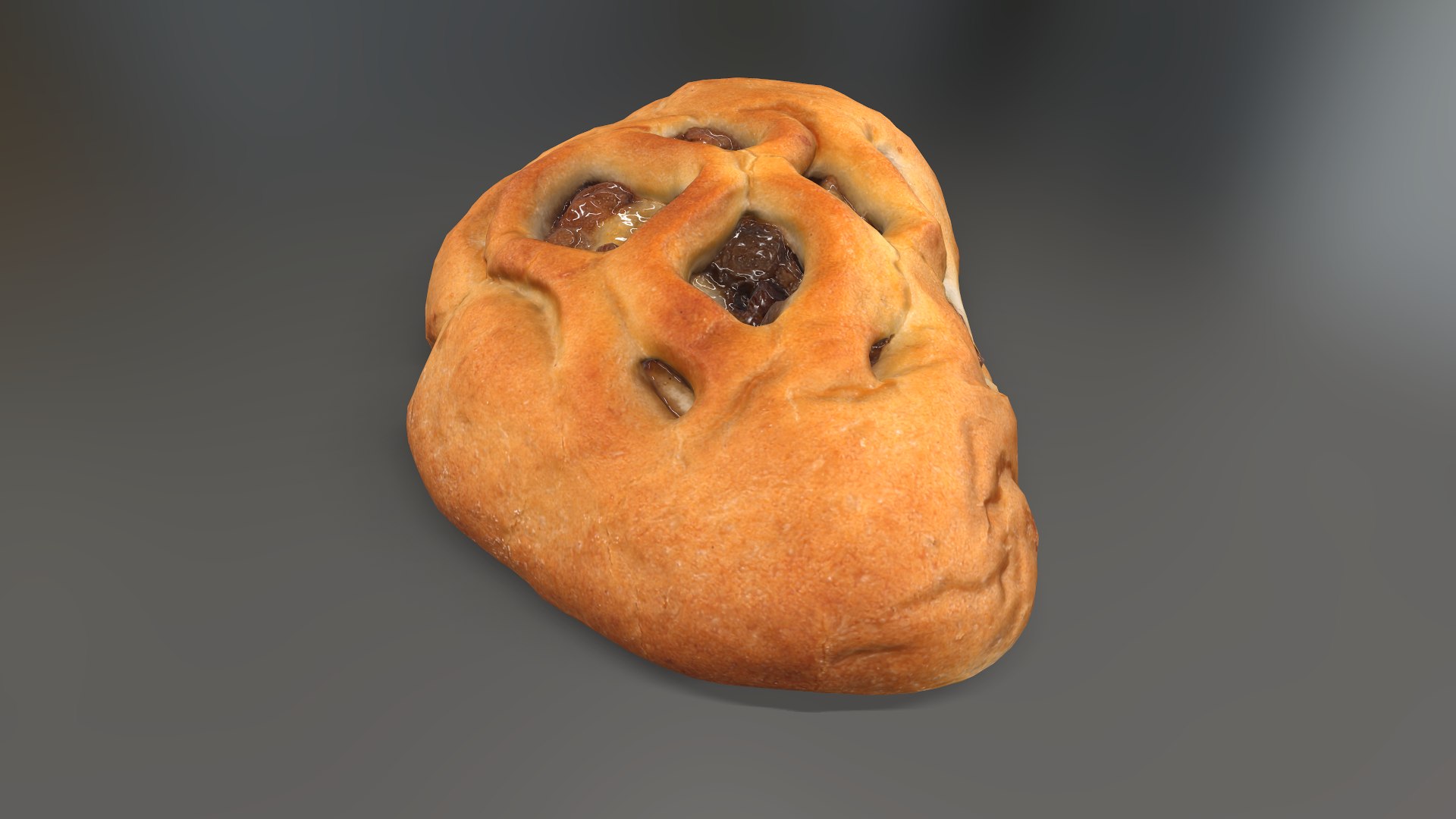 Bun with Raisins 3D model - TurboSquid 1828726