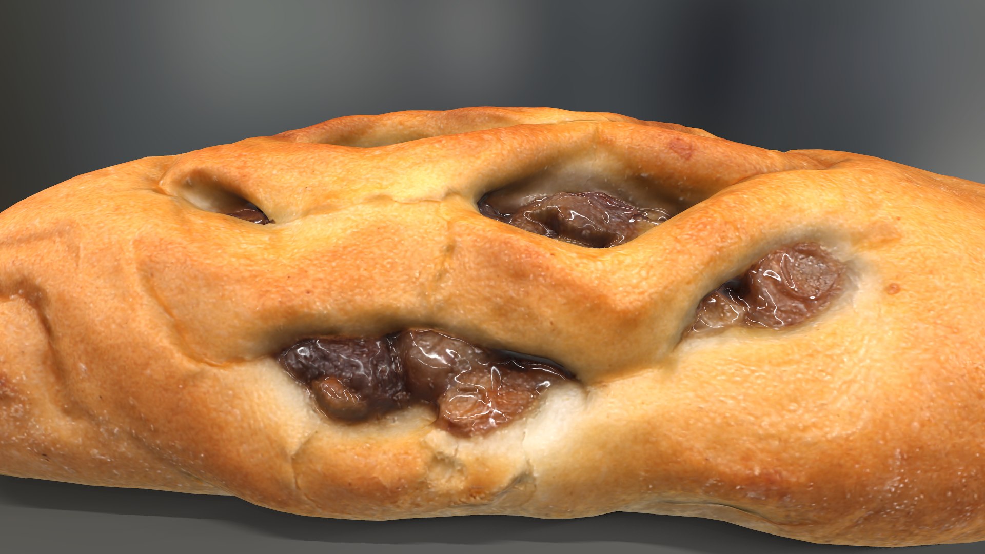 Bun with Raisins 3D model - TurboSquid 1828726