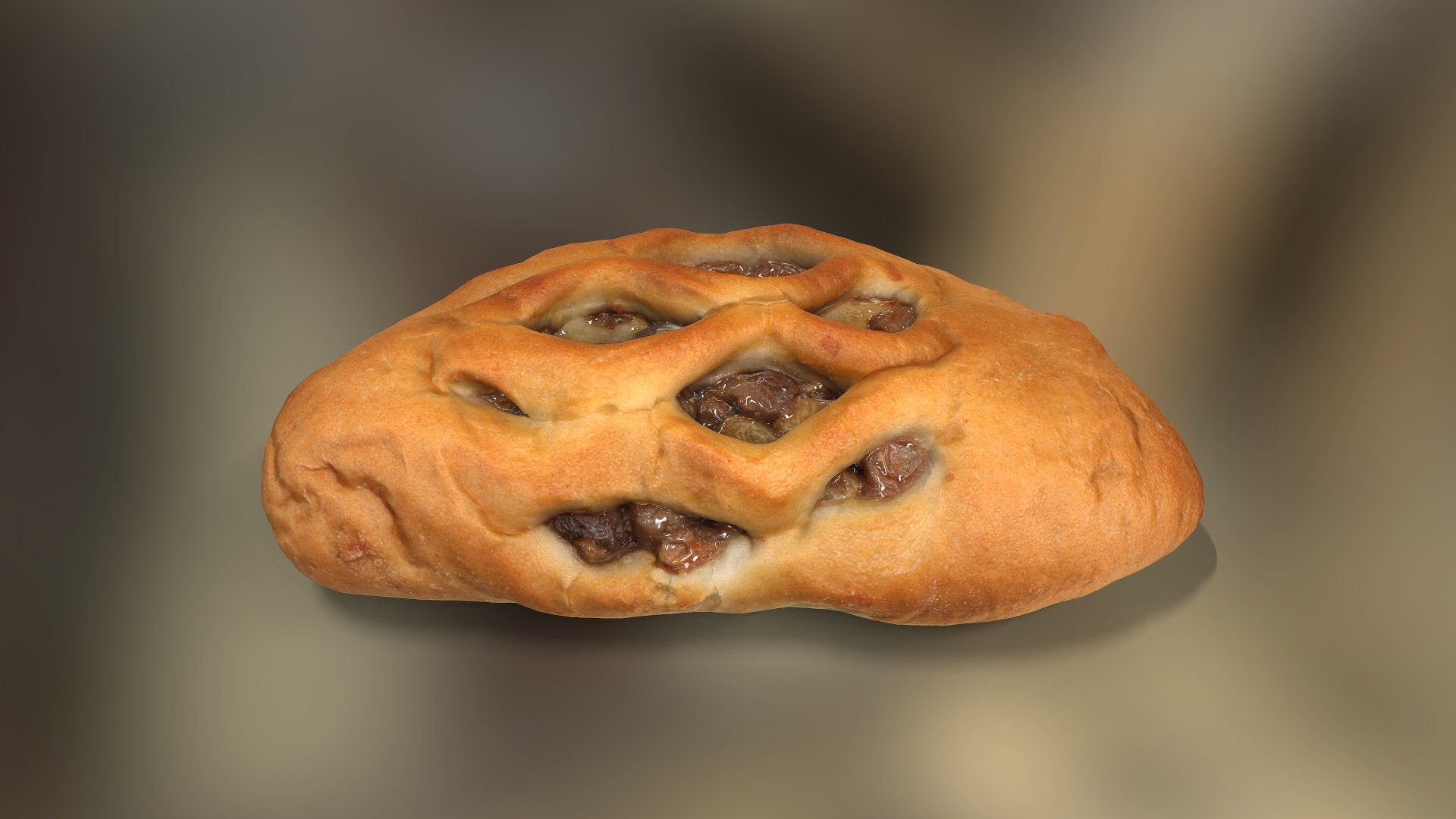 Bun with Raisins 3D model - TurboSquid 1828726