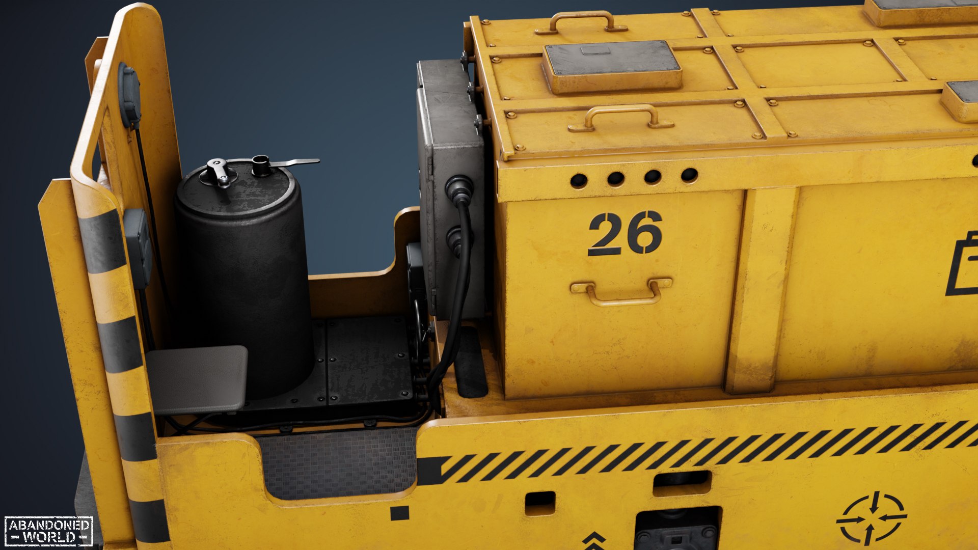 Underground Battery Electric Locomotive 3D - TurboSquid 2224413