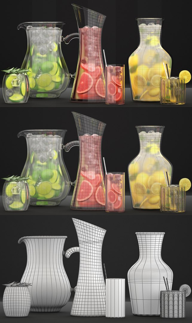 3D Model Beverages Drinks Decanters - TurboSquid 1328757