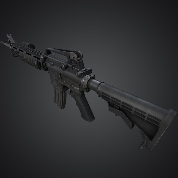 m16a4 m16 3d max