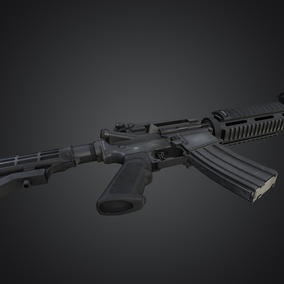 m16a4 m16 3d max