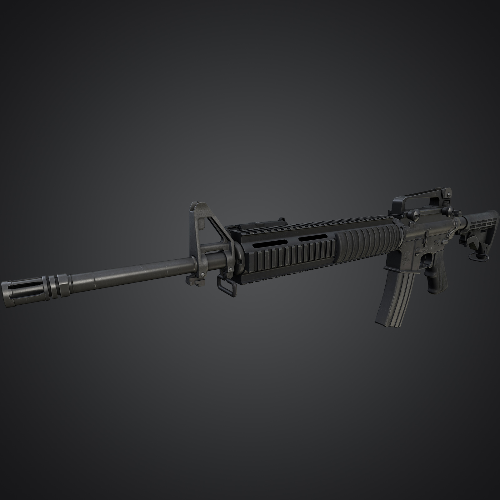 m16a4 m16 3d max