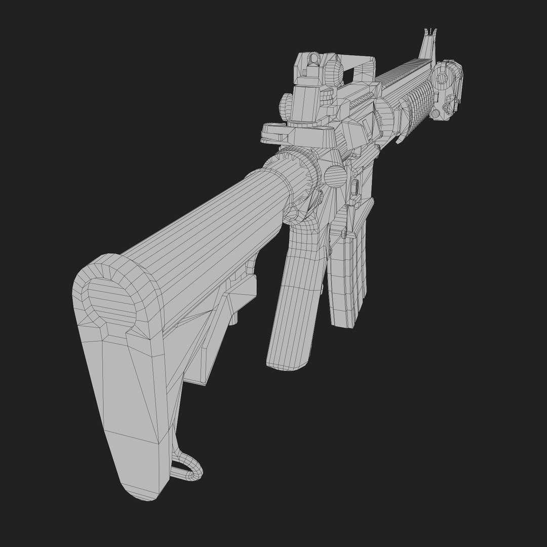 m16a4 m16 3d max