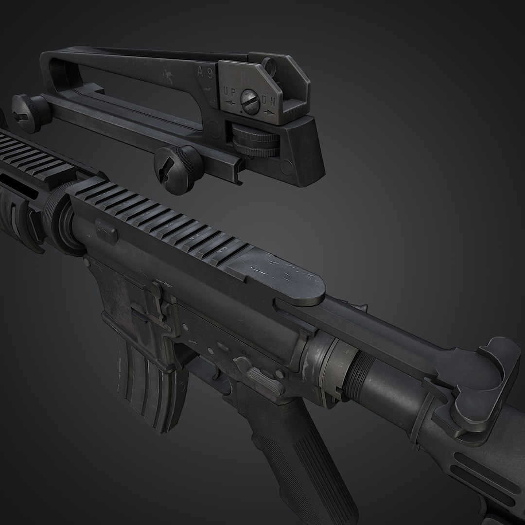 m16a4 m16 3d max