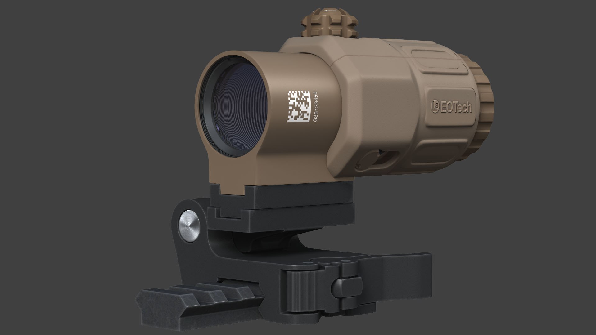 EOTech G33 STS Magnifire 3D Model - TurboSquid 1793777