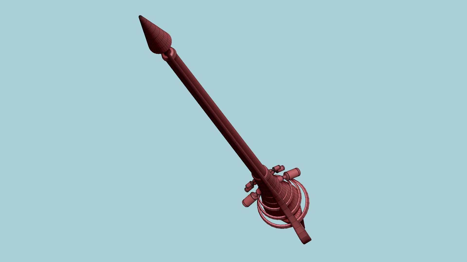 SciFi War Lance A05 Black Yellow - Sci Fi Weapon Design 3D Model ...