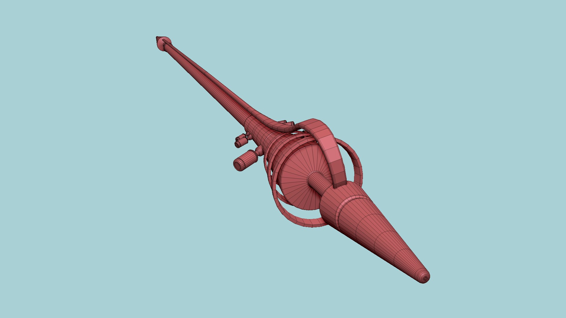 SciFi War Lance A05 Black Yellow - Sci Fi Weapon Design 3D Model ...