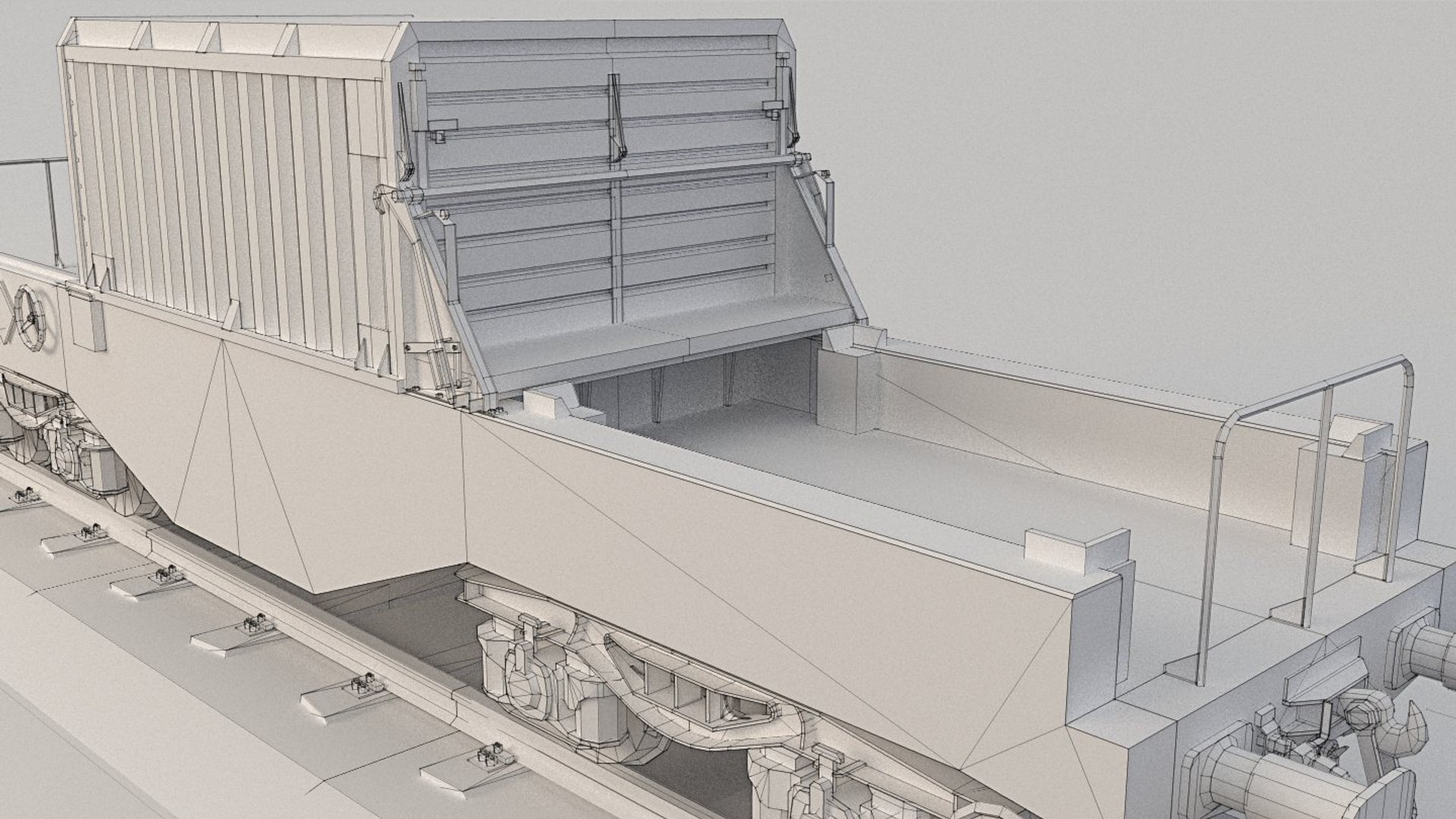Container Train Nuclear 3D Model - TurboSquid 1527223