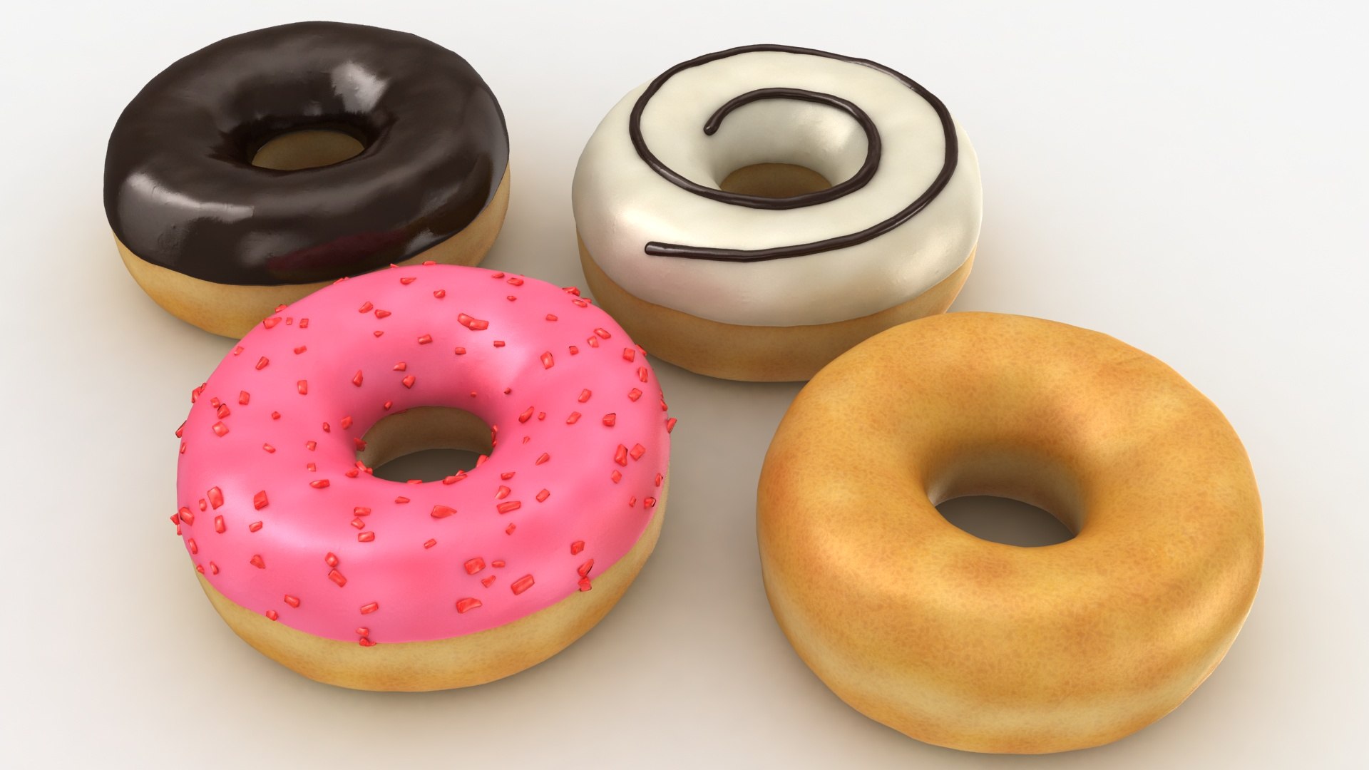3D Realistic Ring Donut - TurboSquid 1442628