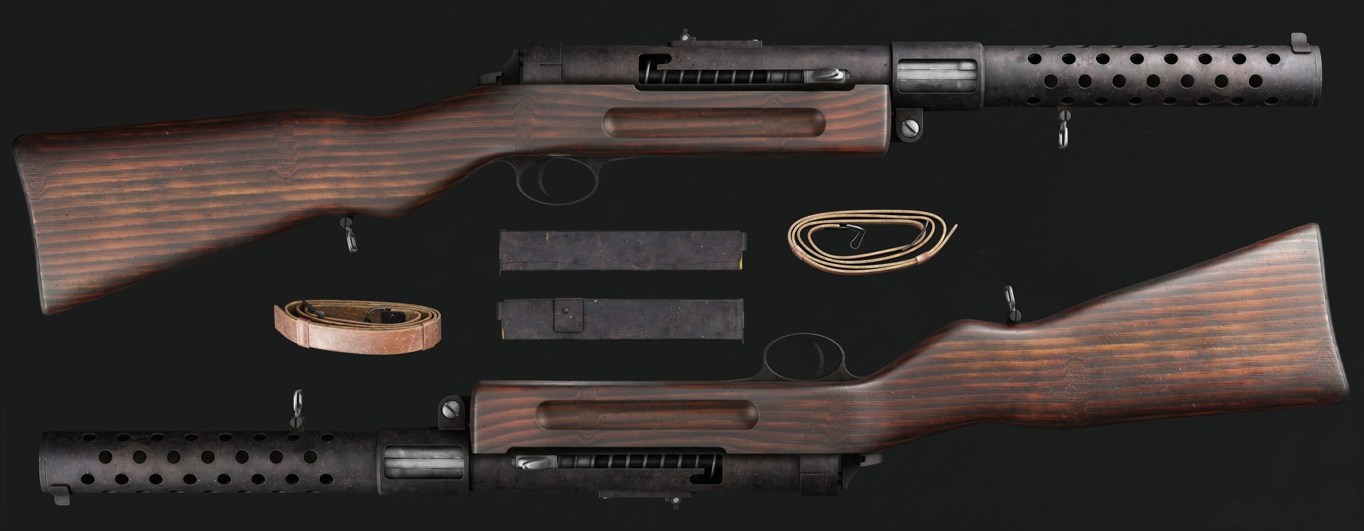 3D German Mp18-1 Mp18 Model - TurboSquid 1704056