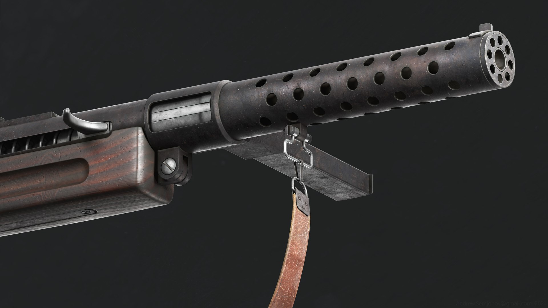 3D German Mp18-1 Mp18 Model - TurboSquid 1704056