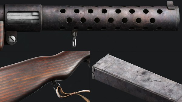 3D german mp18-1 mp18 model - TurboSquid 1704056