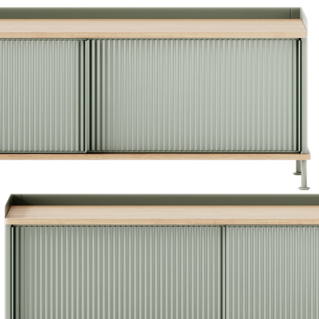 3D Muuto Enfold Sideboard Scandinavian Storage model - TurboSquid 2061554