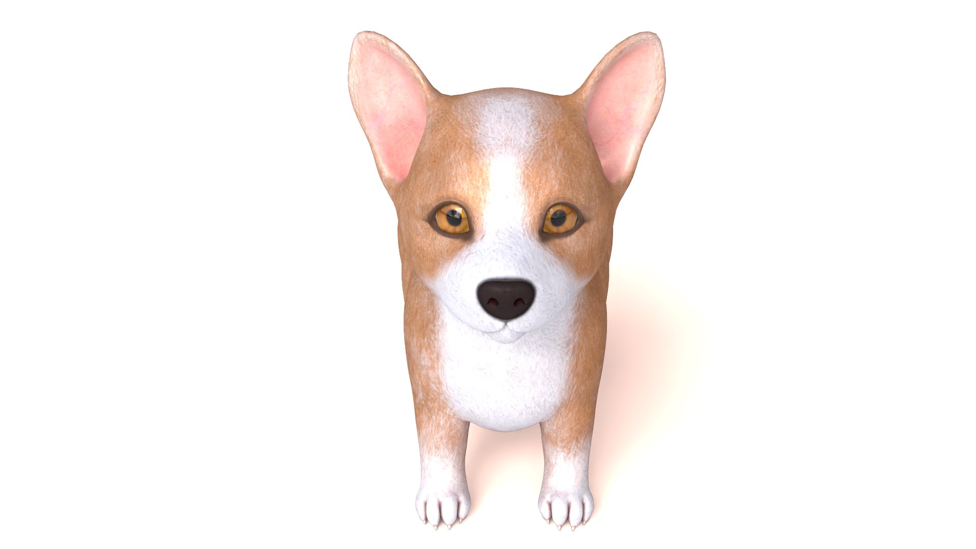 Corgi Dog Model - TurboSquid 2214734