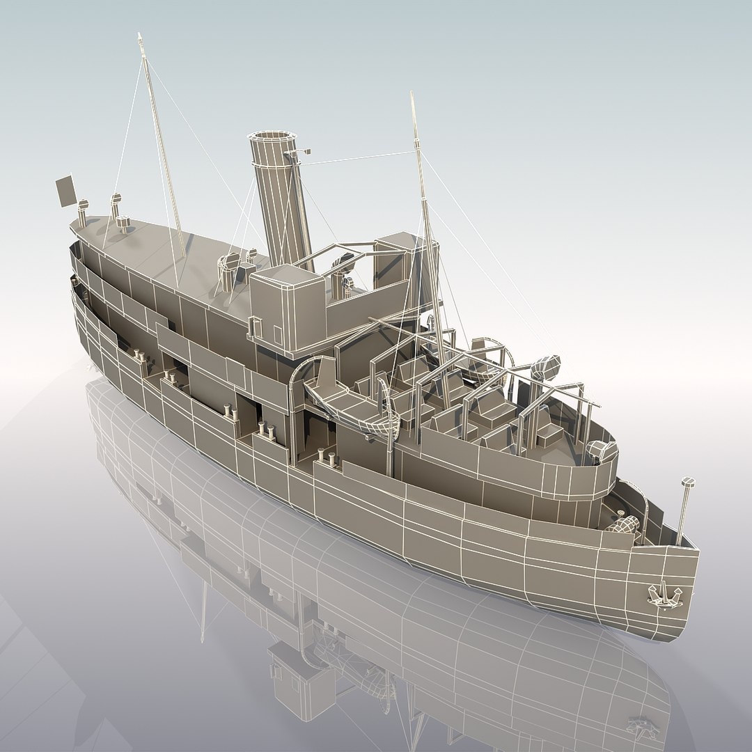 3d Steamship Time Model