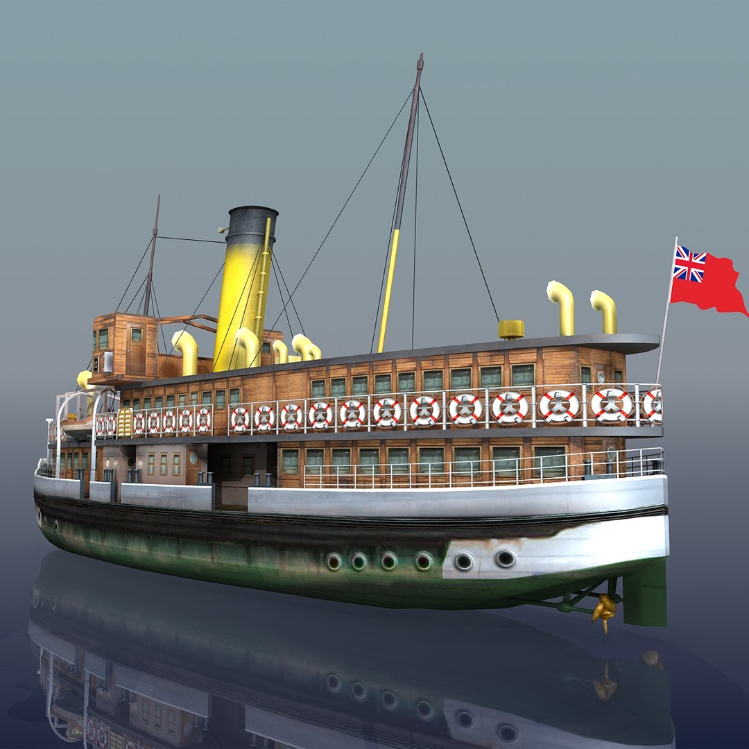 3d Steamship Time Model
