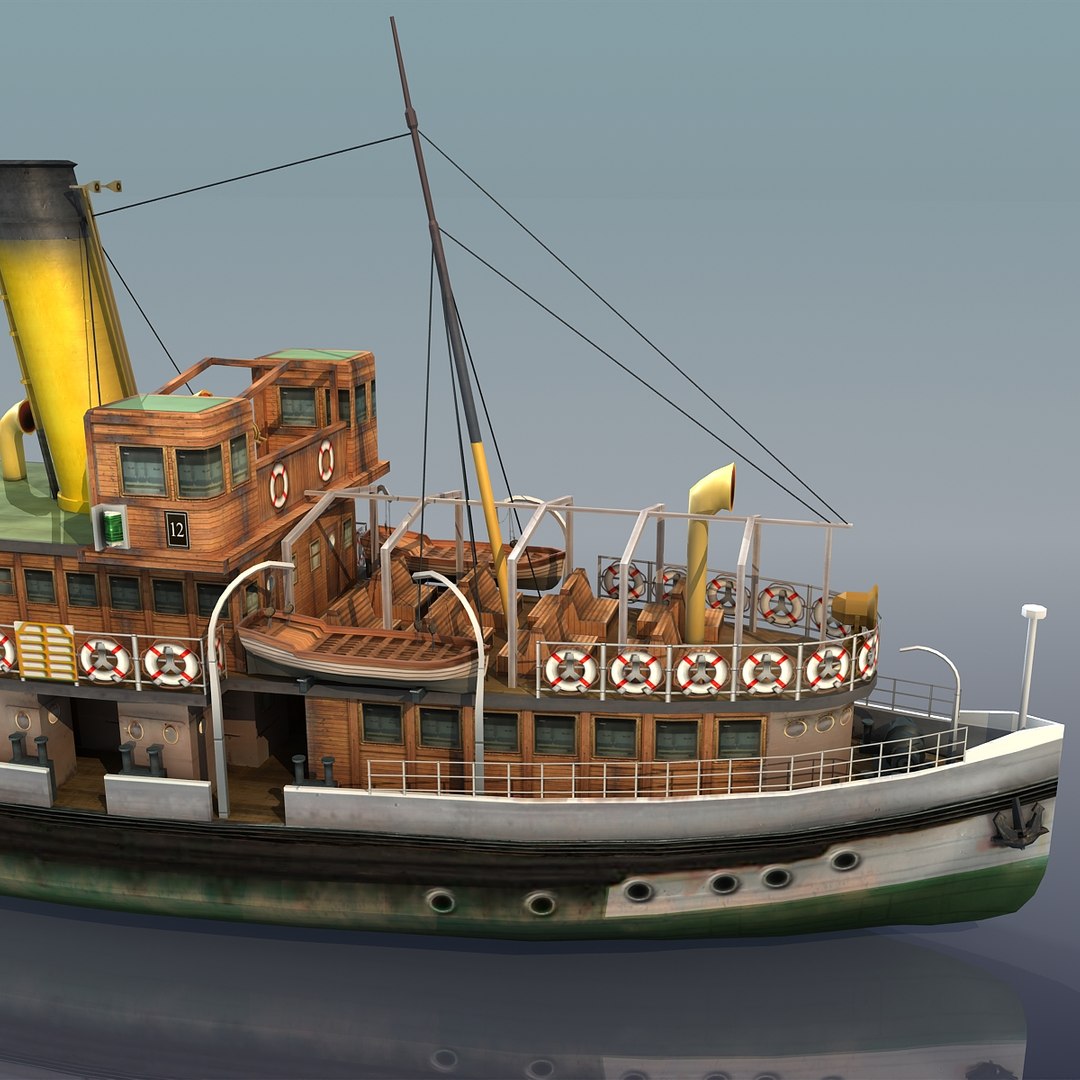 3d Steamship Time Model