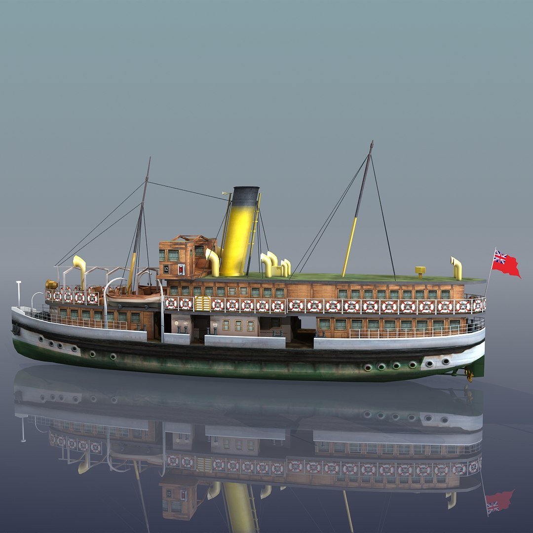 3d Steamship Time Model
