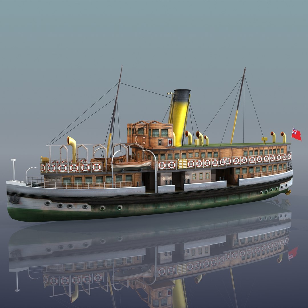 3d Steamship Time Model