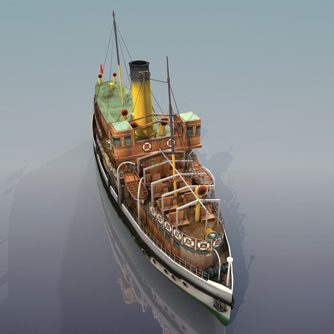 3d Steamship Time Model