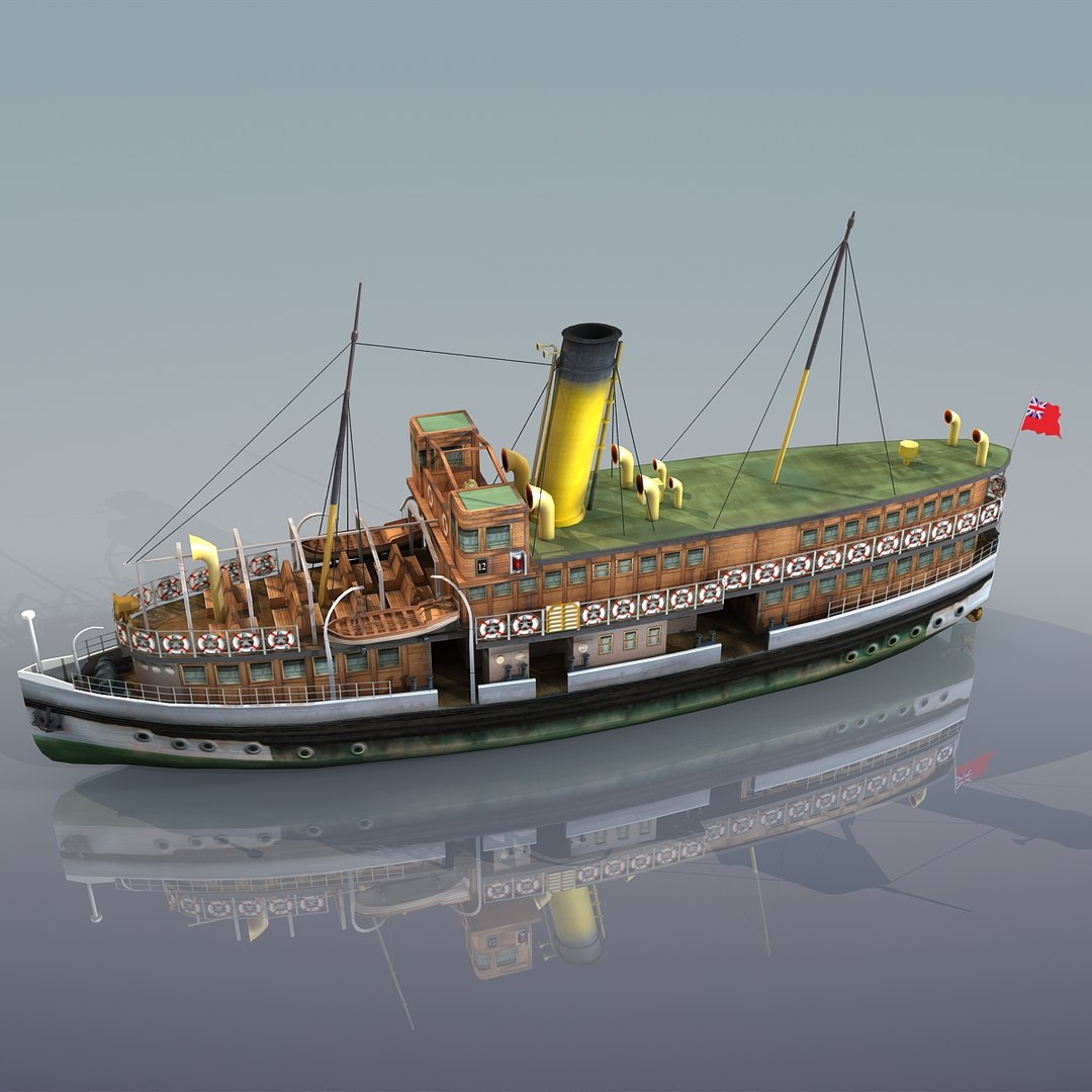 3d Steamship Time Model