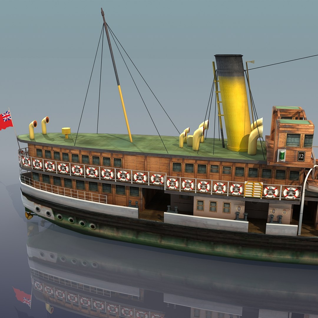 3d Steamship Time Model